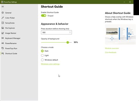 Shortcut Guide Not Appearing In V Issue Microsoft PowerToys GitHub