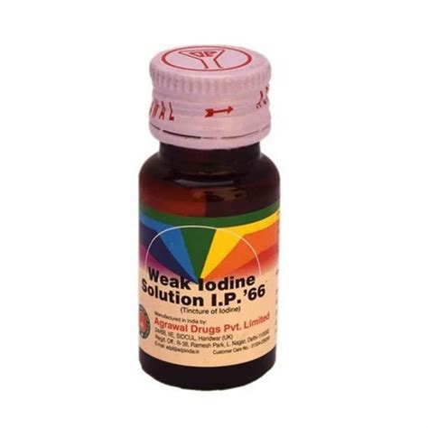 Composition 2 Weak Iodine Solution Ip Liquid At ₹ 26bottle In New Delhi