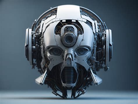 Ai Genererad Huvud Robot Gratis Bilder På Pixabay