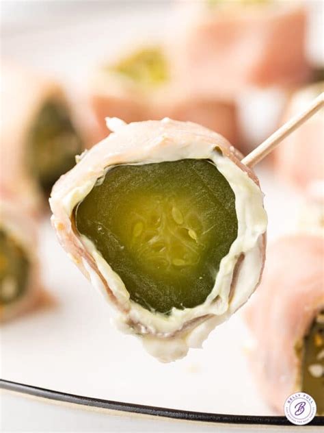 Ham And Pickle Roll Ups Low Carb Belly Full