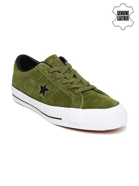 Buy Converse Unisex Green Suede Sneakers Casual Shoes For Unisex