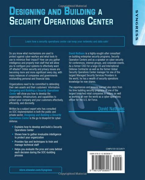 Pre Owned Designing And Building Security Operations Center Paperback