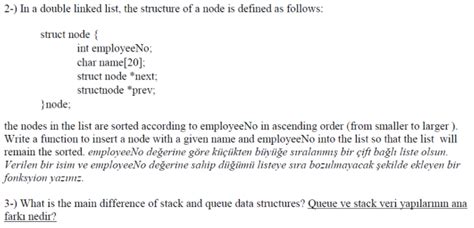 Solved 2 In A Double Linked List The Structure Of A Node