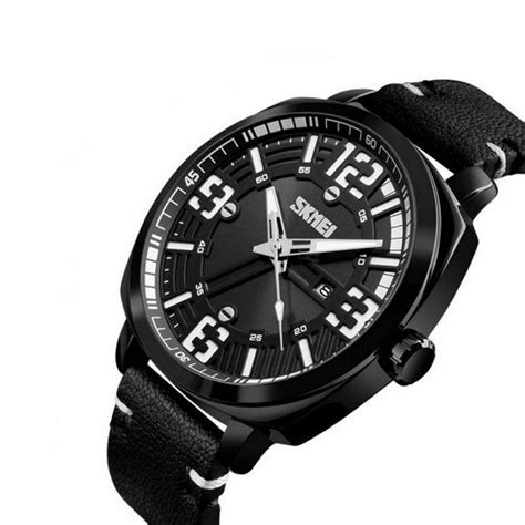 Relógio Masculino Skmei Analógico Preto e Branco ShopDesconto Aqui você sempre tem