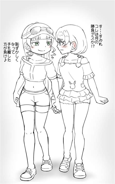 「すみれちゃんはてっきりすぐ終わると思ったけど可可ちゃんがムキになってなかなか終わらずこのまま他liella メンバーと合」ぴこうさ🐰の漫画