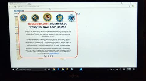 Fbi Seizes Online Classified Website Backpage Com