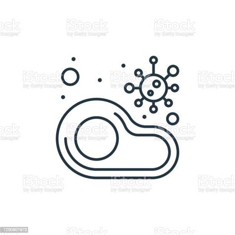 감염된 벡터 아이콘입니다 감염된 편집 가능한 뇌졸중 웹 및 모바일 앱 로고 인쇄 매체에 사용하기 위해 감염된 선형 기호 얇은 선 그림 벡터 격리 된 윤곽선 도면입니다 0명에