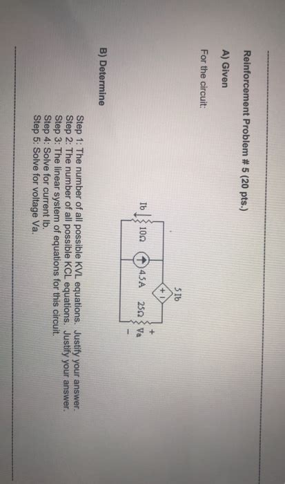 Solved Reinforcement Problem 5 20 Pts A Given For The