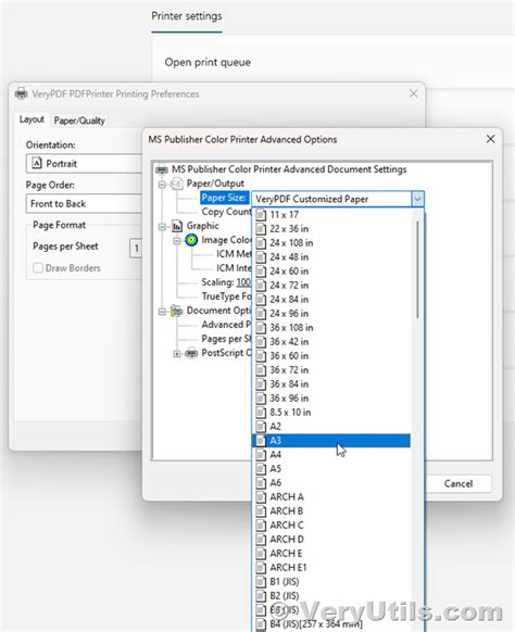How To Add More Paper Sizes To Virtual PDF Printer And Set Margins To Zero To All Supported