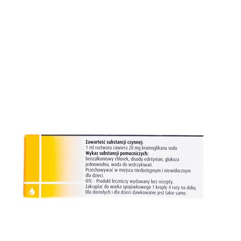 Allergocrom Krople 10 Ml Skład Cena Ulotka Działanie Drmaxpl