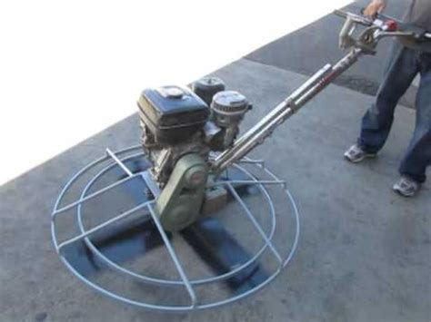Sold Mq Whiteman 8hp Walk Behind Concrete Power Trowel Finisher 48
