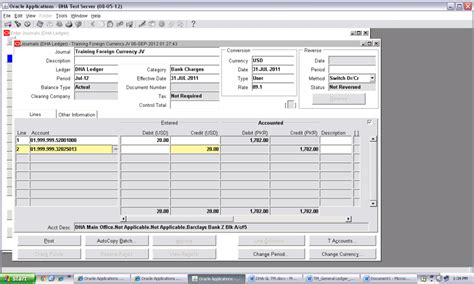 Enter Foreign Currency Journal Oracle EBS Financials