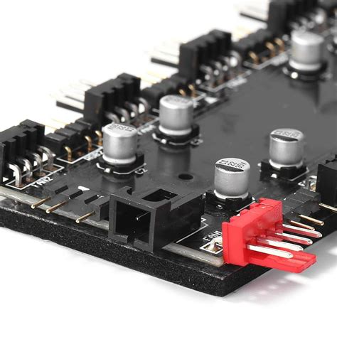 Ventilador Argb De 5 V3 Pines Pwm Hub Divisor De 1 A 8 Puertos Para