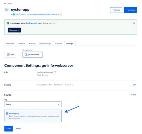 App Platform Automatically Deploy Pre Built Container Images On Push Jon Friesen