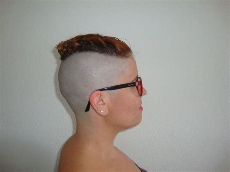 December 2017 Ugly Hair Shaved Head Women Buzzed Hair Bald Women