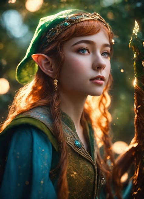Ai Generowane Elf Dziewczynka Darmowy Obraz Na Pixabay