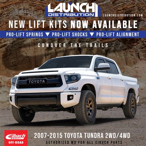 Eibach New Pro Truck Lift Systems Available For 07 15 Tundra Launch Distribution