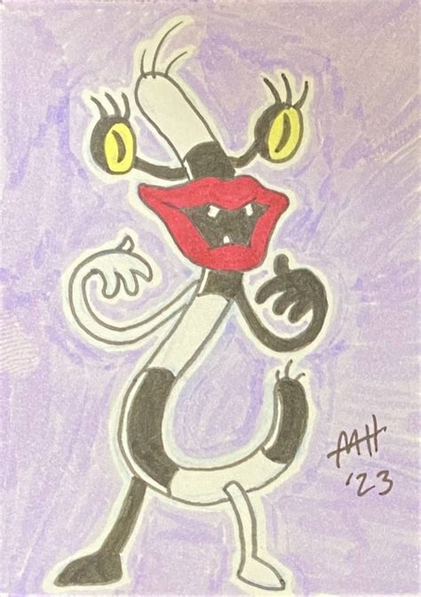 Spooky Sketch Card 02 Oblina By Jk Antwon On Deviantart