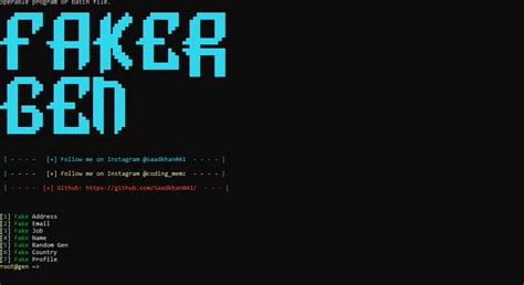 Fake Info Generator · Github Topics · Github