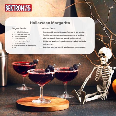 Bektrom Foods Inc On Linkedin Halloween Margarita Spooky