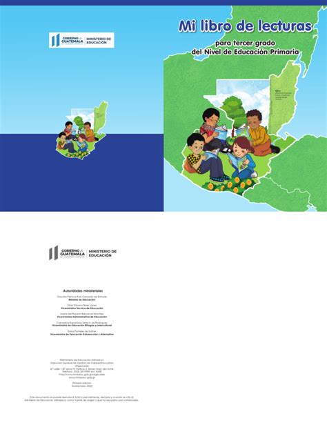 Mi Libro De Lecturas Para Tercer Grado Nivel De Educación Primaria Pdf