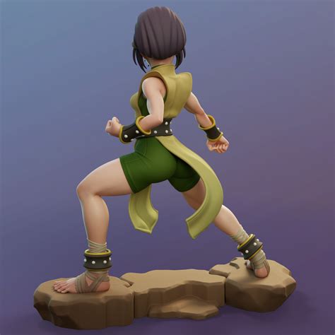 Artstation Toph Beifong 3d Print Stl Render Images Videos Marmoset Viewer Files Resources