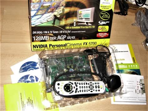 Nvidia Personal Cinema Fx 5700 Agp All In One Video Card For Collector