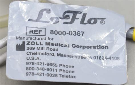 Zoll Respironics Loflo Sidestream Etco2 Sensor Module 8000 0367 Rhino