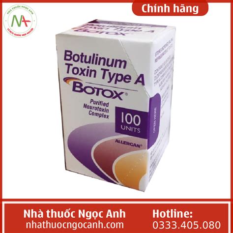 Thuốc Botox 100 Units Allergan Giá Bao Nhiêu Mua ở đâu