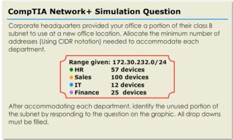 Solved CompTIA Network Simulation Question Corporate Chegg