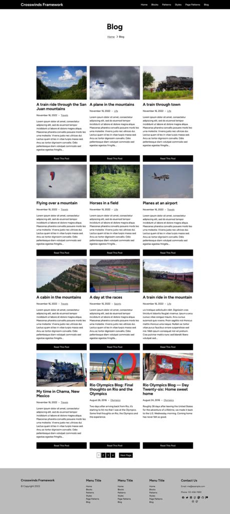 Crosswinds Framework Crosswinds Framework