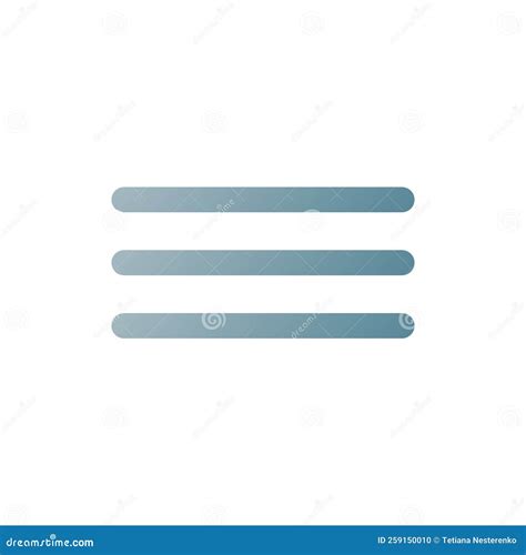 hamburger menu button pixel perfect flat gradient two color ui icon