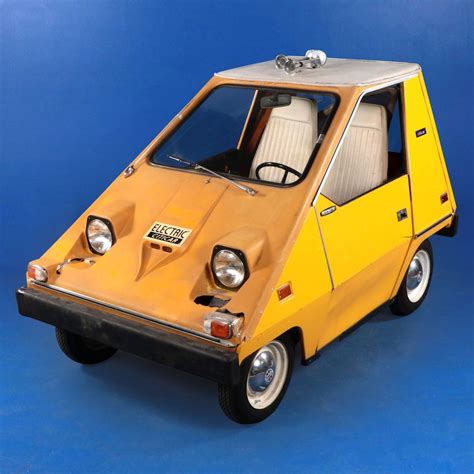 Sebring Vanguard Yellow Sv 48 Ev Citicar Electric Car Circa 1975 Ebth