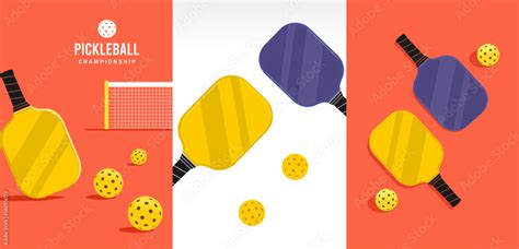 Great Editable Vector Luxury Pickleball Background Design For Any Media