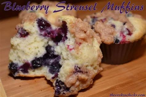 Blueberry Streusel Muffins The Cookin Chicks Muffin Streusel