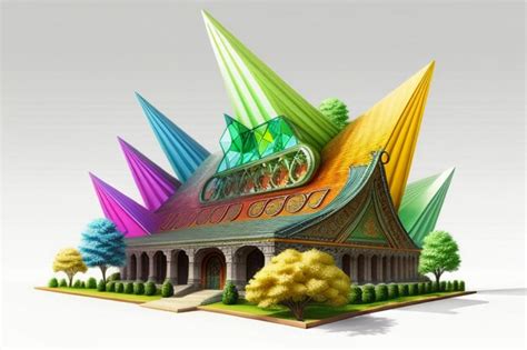 추상 미술 창조적인 벽지 배경 디자인 요소 다채로운 렌더링 3d 모델 그림 프리미엄 사진