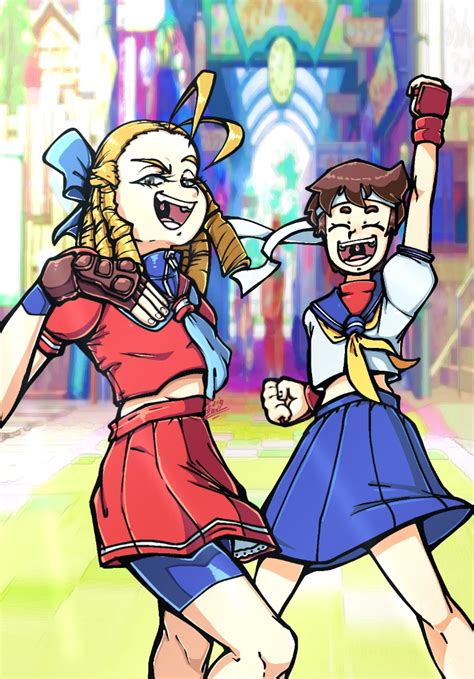 Karin And Sakura Sfa3 By Raioazul On Newgrounds