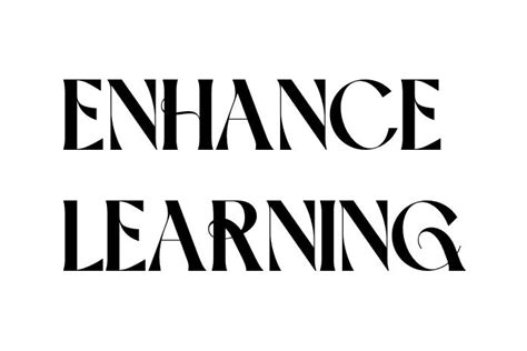 Enhance Learning Font Free Font Download
