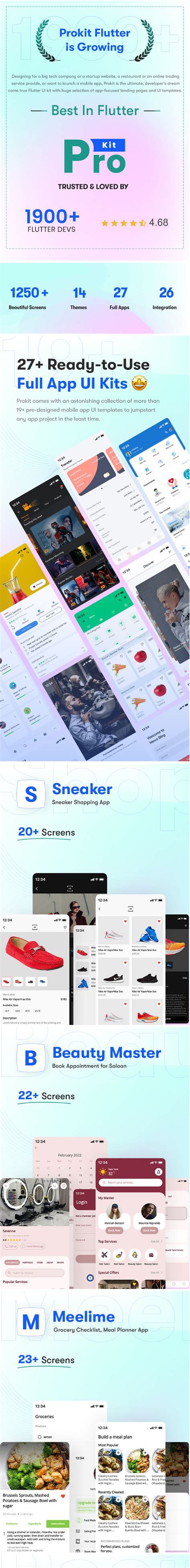 Prokit Flutter Best Selling Flutter Ui Kit With Chat Gpt App By