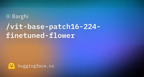 Barghivit Base Patch16 224 Finetuned Flower · Hugging Face