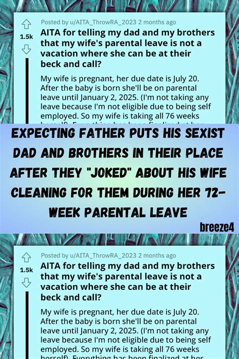 Expecting Father Puts His Sexist Dad And Brothers In Their Place After