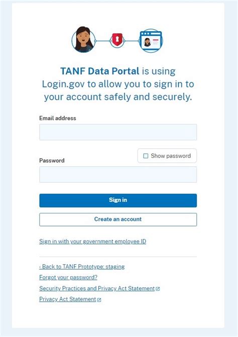 TDP Use An Existing Login Gov Account