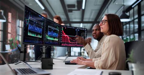 Analyzing Business Performance Through Data Analytics Stock Image