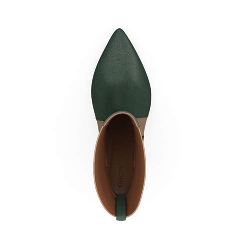 Pointed Toe High Heel Ankle Boots 49603 Girotti