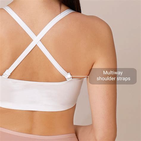 Nykd By Nykaa Easy Breezy Slip On Bra Po2 Nyb165 White And Green