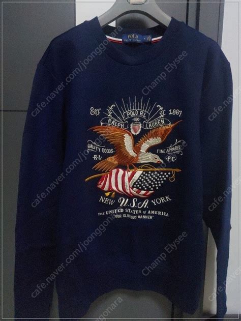 [급처분 원하는가격에 ]﻿폴로 랄프로렌 자수 독수리 성조기 맨투맨 희귀 레어템 기타 수입명품 중고나라