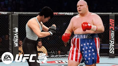 Ufc Bruce Lee Vs Eric Barrak Ea Sports Ufc Epic Fight Youtube