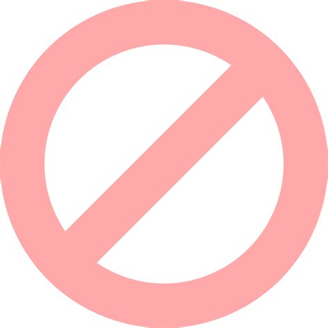 Prohibition Sign Symbol 30754432 Png