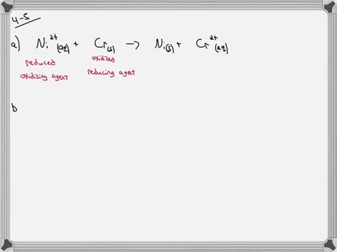 Solved In Each Of The Following Unbalanced Equations Identify The