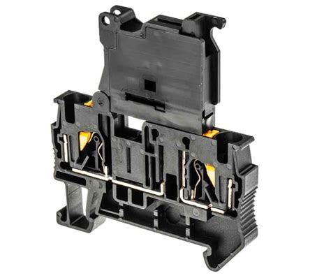 Phoenix Contact Phoenix Contact Black PT HESILED X Fused DIN Rail Terminal